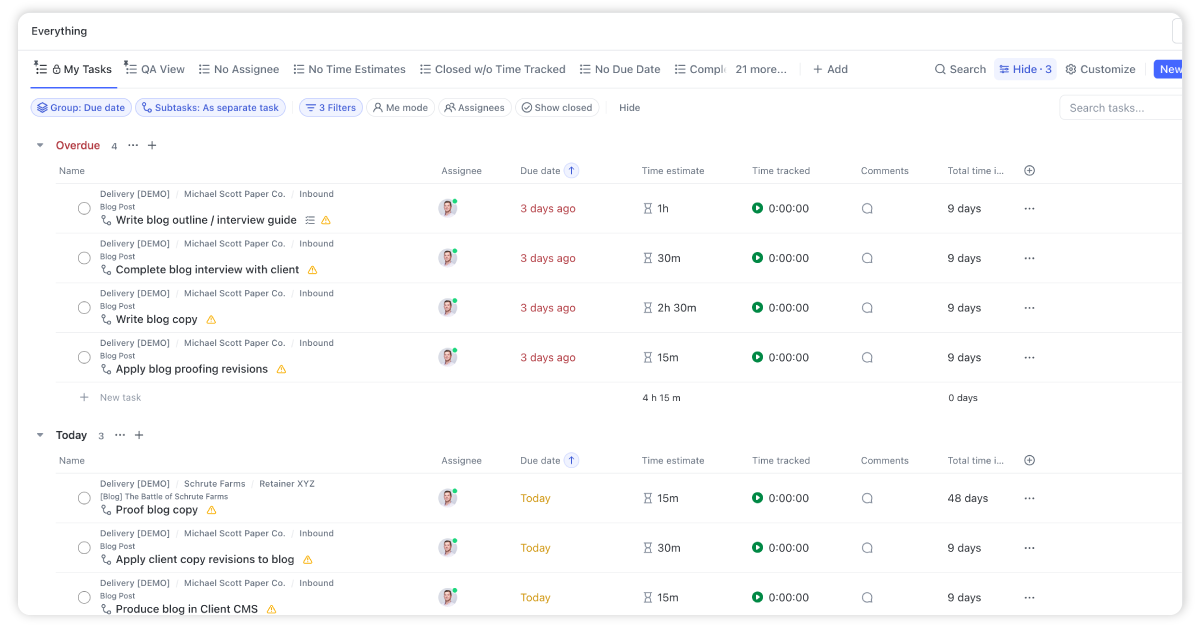 ClickUp Time Tracking Best Practices